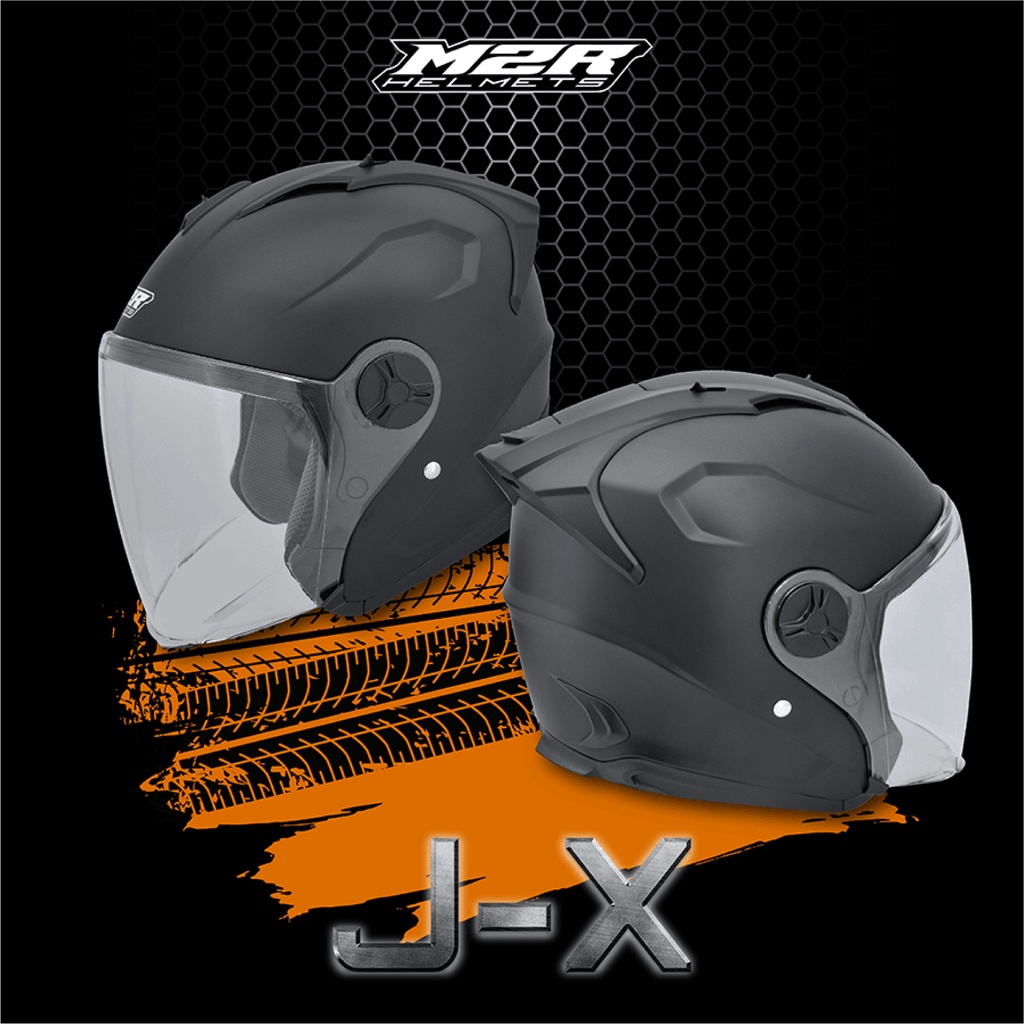 [安信騎士] M2R 安全帽 J-X 素色 3/4罩 半罩 四分之三 JX 透氣 輕量 鴨尾 半罩安全帽 | 蝦皮購物