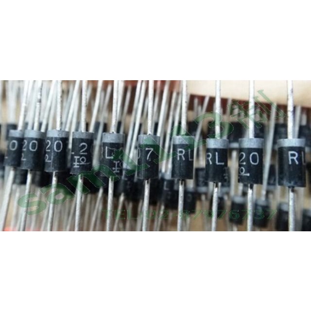 113二極體 2A 整流 RL207 DO-15 1000V 整流 可取代RL201~206 >>50個 | 蝦皮購物