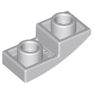 LEGO 樂高 零件 6144138 24201 淺灰色 1x2x 2/3 反向 弧面 曲面磚 平滑磚 | 蝦皮購物