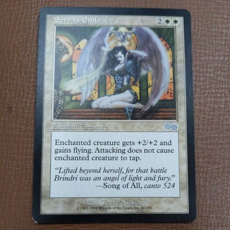 魔法風雲會USG 克薩傳 Serra's Embrace 撒拉之擁 英文 | 蝦皮購物