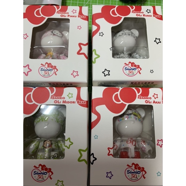 現貨 Sanrio oil bear 三麗鷗50週年紀念 聯名熊 kitty 大寶 大眼蛙 Kiki lala 等 | 蝦皮購物