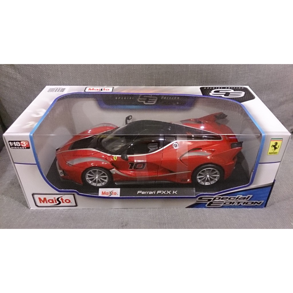 Maisto SPECIAL EDITION 1:18 Ferrari FXX K【紅色】 (搜尋：AUTOart) | 蝦皮購物