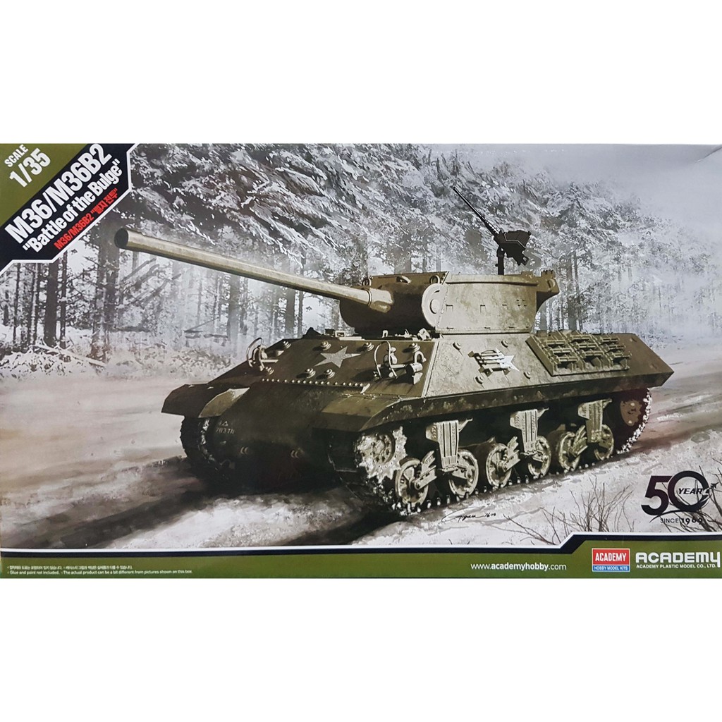 【新田模型】 ACADEMY 愛德美 13501 1/35 美國陸軍 M36/M36B2 驅逐戰車 突出部之役 | 蝦皮購物