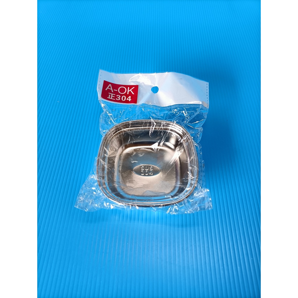 A-OK#304韓式小菜盤 304不鏽鋼小菜碟 304不鏽鋼味碟 調味碟 調味盤 小碟子 醬油碟 醬料碟 1/2/3格 | 蝦皮購物