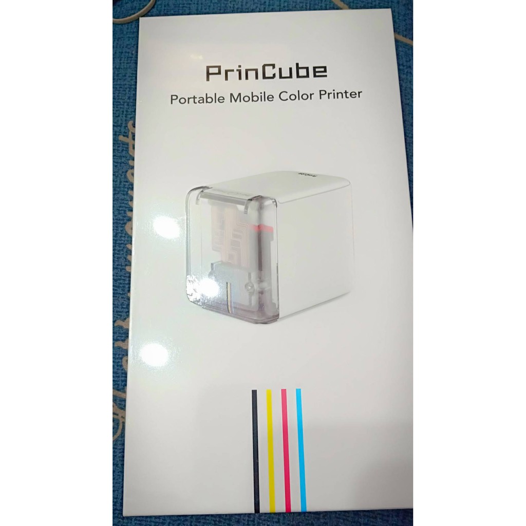PrinCube - 地表最小彩色口袋式印刷神器 】輕輕一滑，隨時隨地印出你的個性生活！嘖嘖募資突破3000萬!! | 蝦皮購物