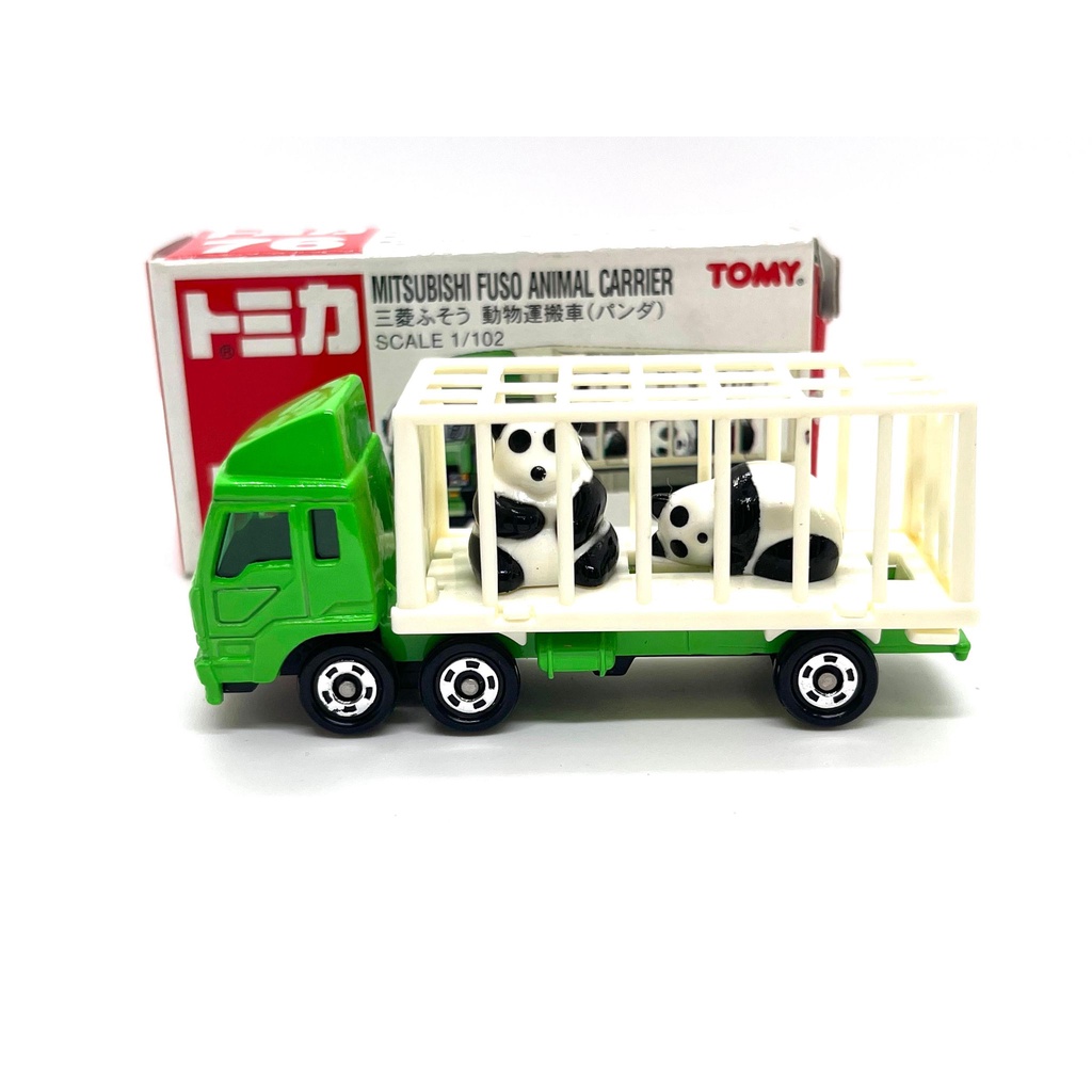 Tomica Tomy 紅標 no.76 Fuso Animal Carrier 熊貓搬運車 | 蝦皮購物