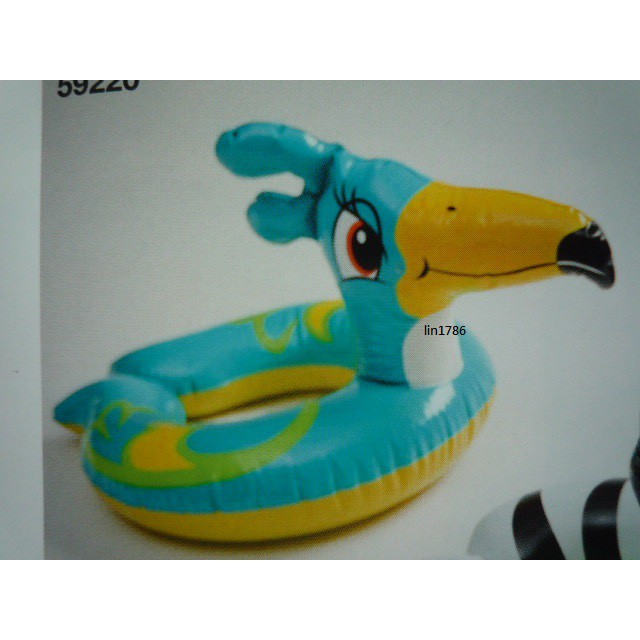 INTEX 原廠 59220開口動物造型充氣游泳圈 小朋友夏天 玩水浮圈 幼兒戲水 兒童游泳必備(免費檢修 瑕疵換新) | 蝦皮購物