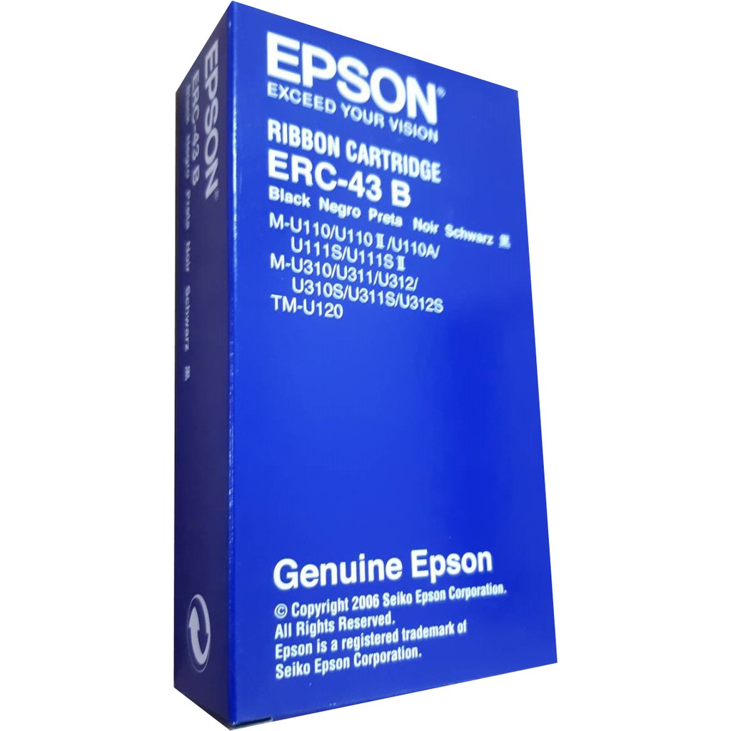 【數位3C】EPSON ERC39 ERC-39 ERC43 (黑色) 原廠 收銀機 發票機 色帶 | 蝦皮購物