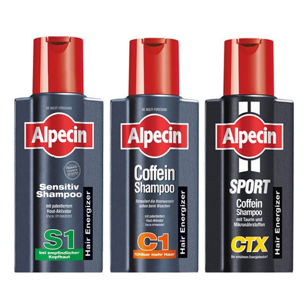德國原裝【AlpeciN】咖啡因洗髮精C1 / 溫和敏感型S1 / 運動型CTX 250ml 洗髮露 ㊣♛吉吉商城♛ | 蝦皮購物