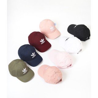 【商城正品｜現貨】adidas Originals 愛迪達 帽子 老帽 棒球帽 遮陽帽 三葉草 刺繡 電繡 黑 軍綠 | 蝦皮購物