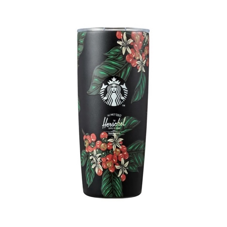 2021星巴克巴克 X HERSCHEL 聯名杯 咖啡櫻桃MiiR不鏽鋼隨行杯591ml | 蝦皮購物