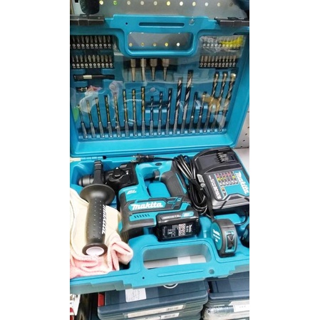 【花蓮源利】牧田 HR140D 12V充電式免出力 四溝鎚鑽 HR140 單機 雙1.5A套裝 配件箱可堆箱 | 蝦皮購物