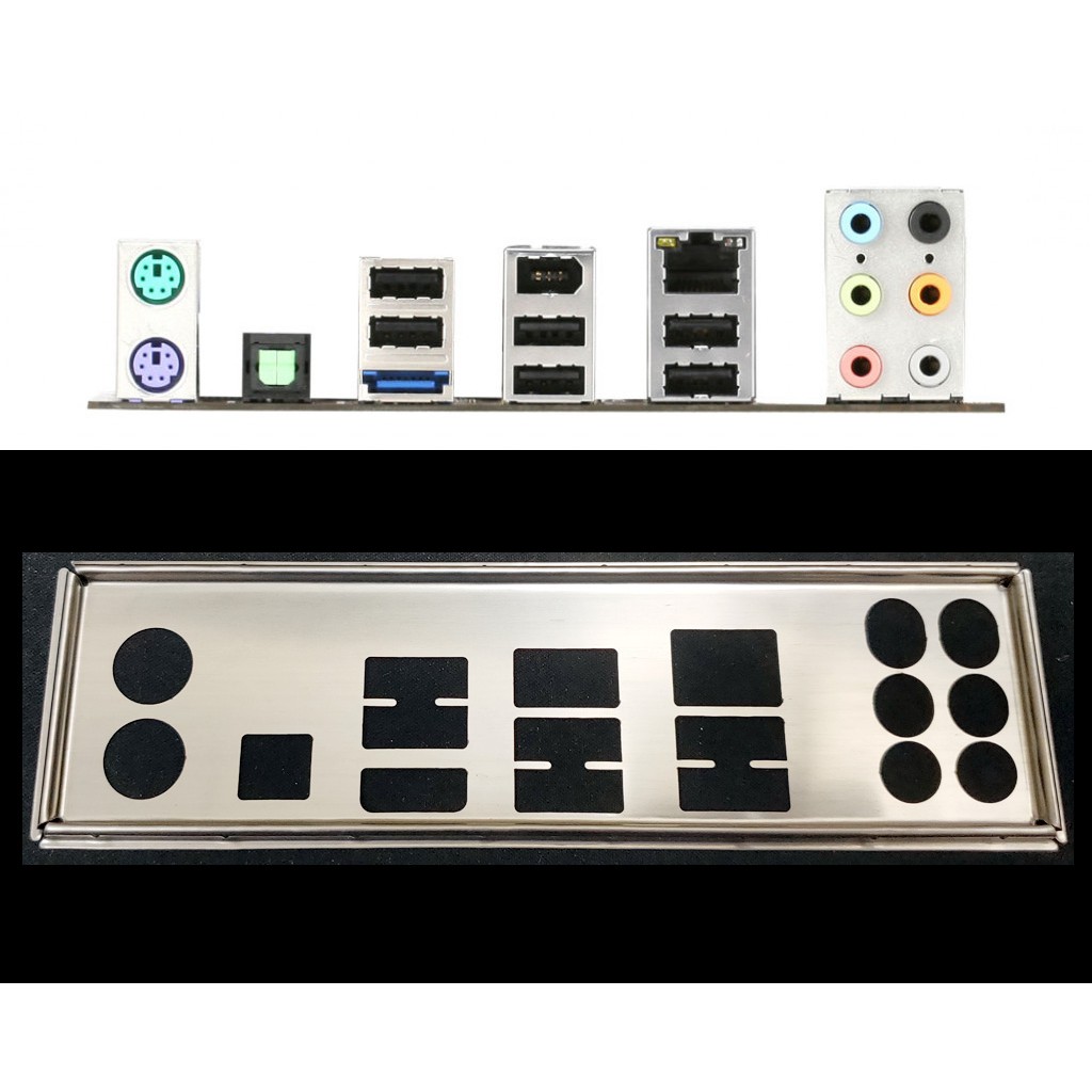 MSI 微星 X58 Pro、 X58 Pro-E 1:1訂製 專用 不銹鋼 後檔板 後檔片 | 蝦皮購物