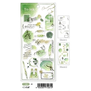 *激動小鹿* 日本 Q-LiA TO Ink 貼紙 透明貼紙 日本貼紙 Q-LIA | 蝦皮購物