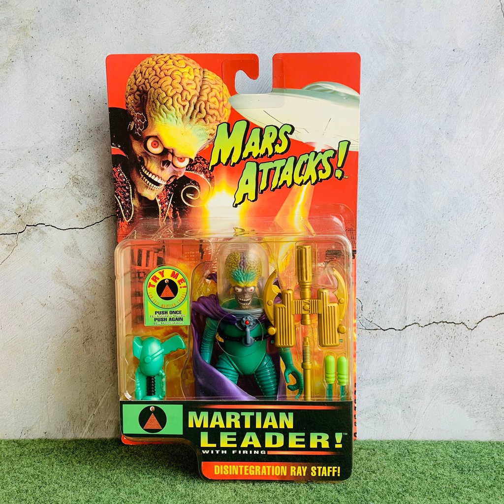 日本 1996年絕版 火星人玩轉地球 星戰毀滅者 Mars Attacks martian leader martian | 蝦皮購物