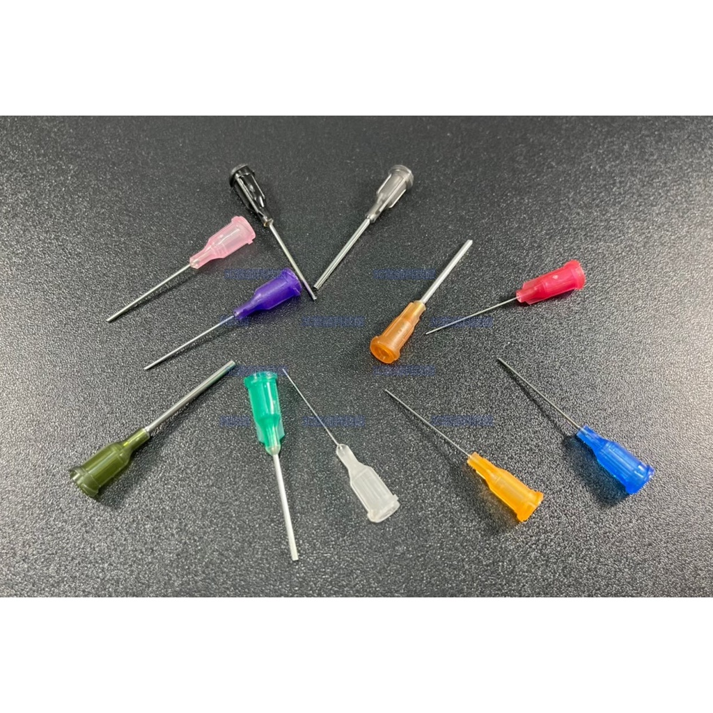 含稅 25mm管長 10G~27G工業用點膠頭 點膠機針頭 塑座螺口不銹鋼點膠針頭 滴膠機針頭 螺口針咀 螺紋平口針頭 | 蝦皮購物