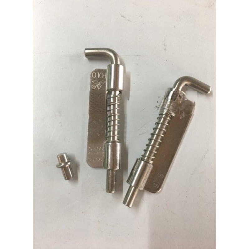 【susumy】304不銹鋼彈簧後鈕下座 柳丁心 消防栓後鈕 鉸練 適用鐵櫃消防箱 隱藏式鉸鍊 下軸 | 蝦皮購物