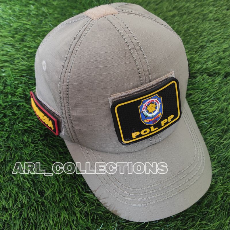 PP POL HAT BDU VELCRO CREAM TAN PLUS 3 LOGO 貼片橡膠/最新 SATPOL P | 蝦皮購物