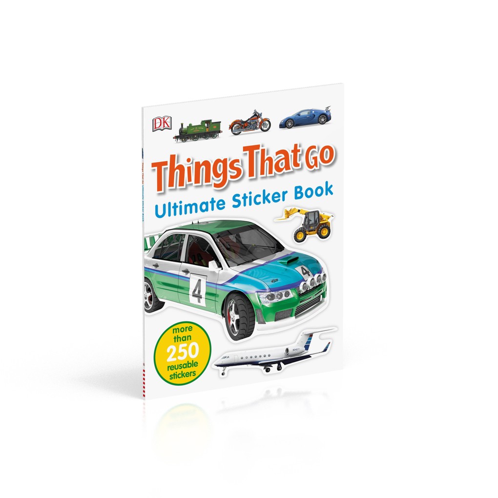 DK Things That Go Ultimate Sticker Book【百科貼紙書：交通工具】 | 蝦皮購物