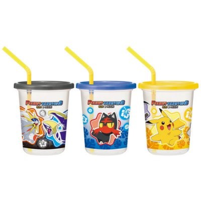 日本製 Skater 神奇寶貝 精靈寶可夢 POKÉMON 皮卡丘 吸管兒童水杯 附蓋吸管(SIH3ST/320ML) | 蝦皮購物
