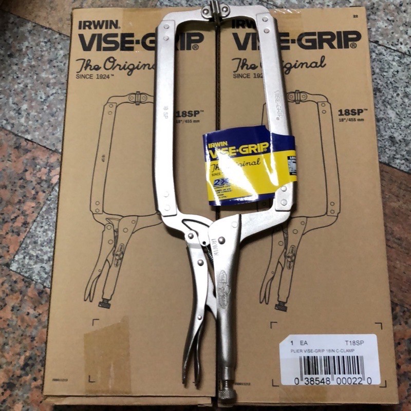 美國IRWIN 握手牌18SP C型活動爪萬能鉗 | 蝦皮購物