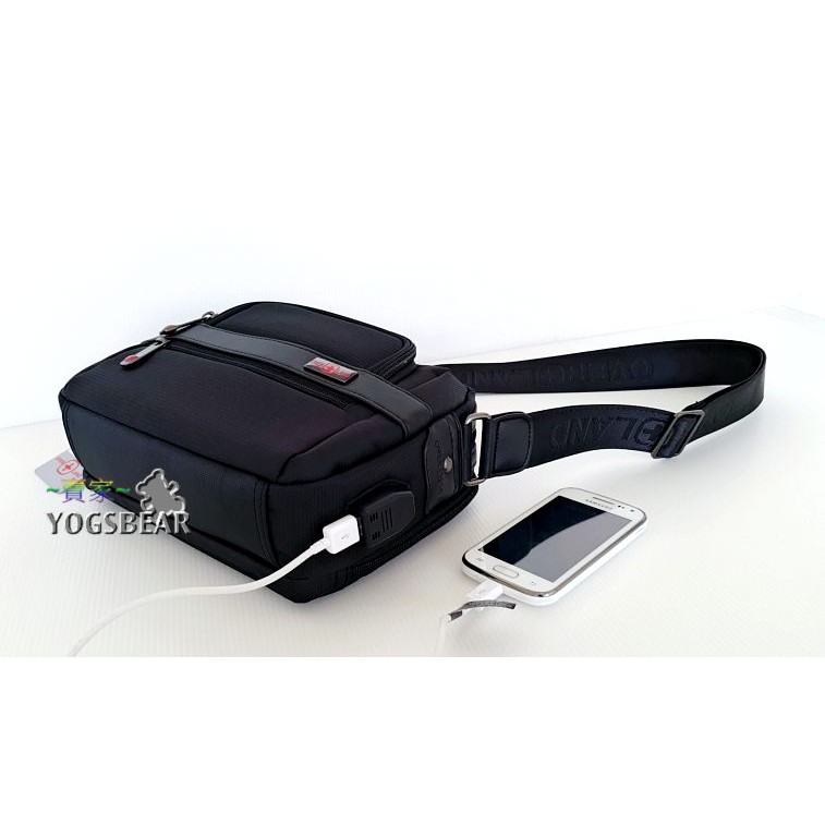 悠格【YOGSBEAR】 USB 充電包 OVERLAND 十字軍 OVER+LAND 側背包 公事包 小 5534 | 蝦皮購物
