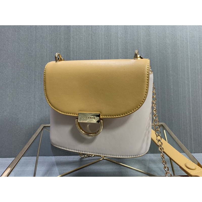 東京企劃 S’AIME 女斜背包-真皮 COCO MINI 撞色鍊條包(XS) 直接半價！ | 蝦皮購物