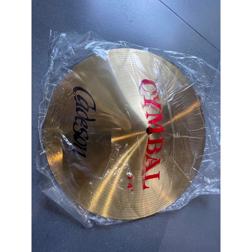 【六絃樂器】全新台灣製凱德森 CADESON Hi-Hat CYMBAL 14吋銅鈸 / 現貨特價 | 蝦皮購物