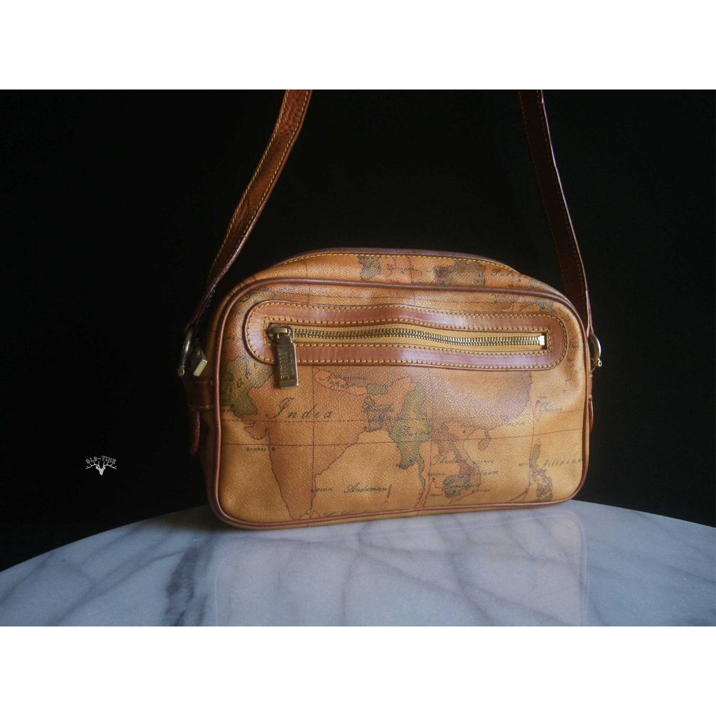 【老時光】早期二手包義大利Alviero Martini地圖肩背包 | 蝦皮購物