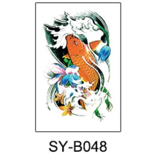 43 SY 錦鯉 鯉魚 大圖 花臂紋身 半臂紋身 紋身貼紙 能貼在 安全帽 汽機車上 皮膚 陶器 金屬玻璃 | 蝦皮購物