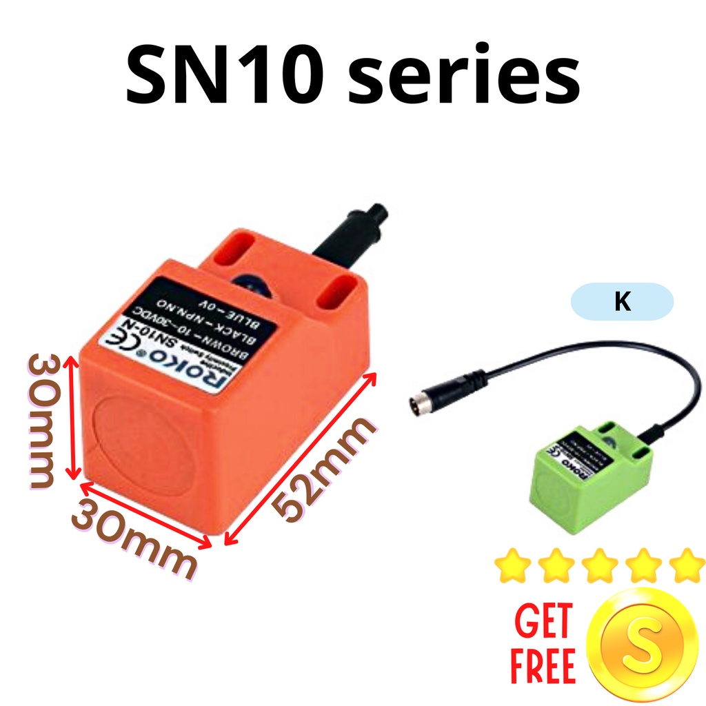 #SN10【台灣瑞科】#近接開關 #接近開關 #SN10-N #NPN NO #常開 #方型 #ROKO 瑞科 | 蝦皮購物