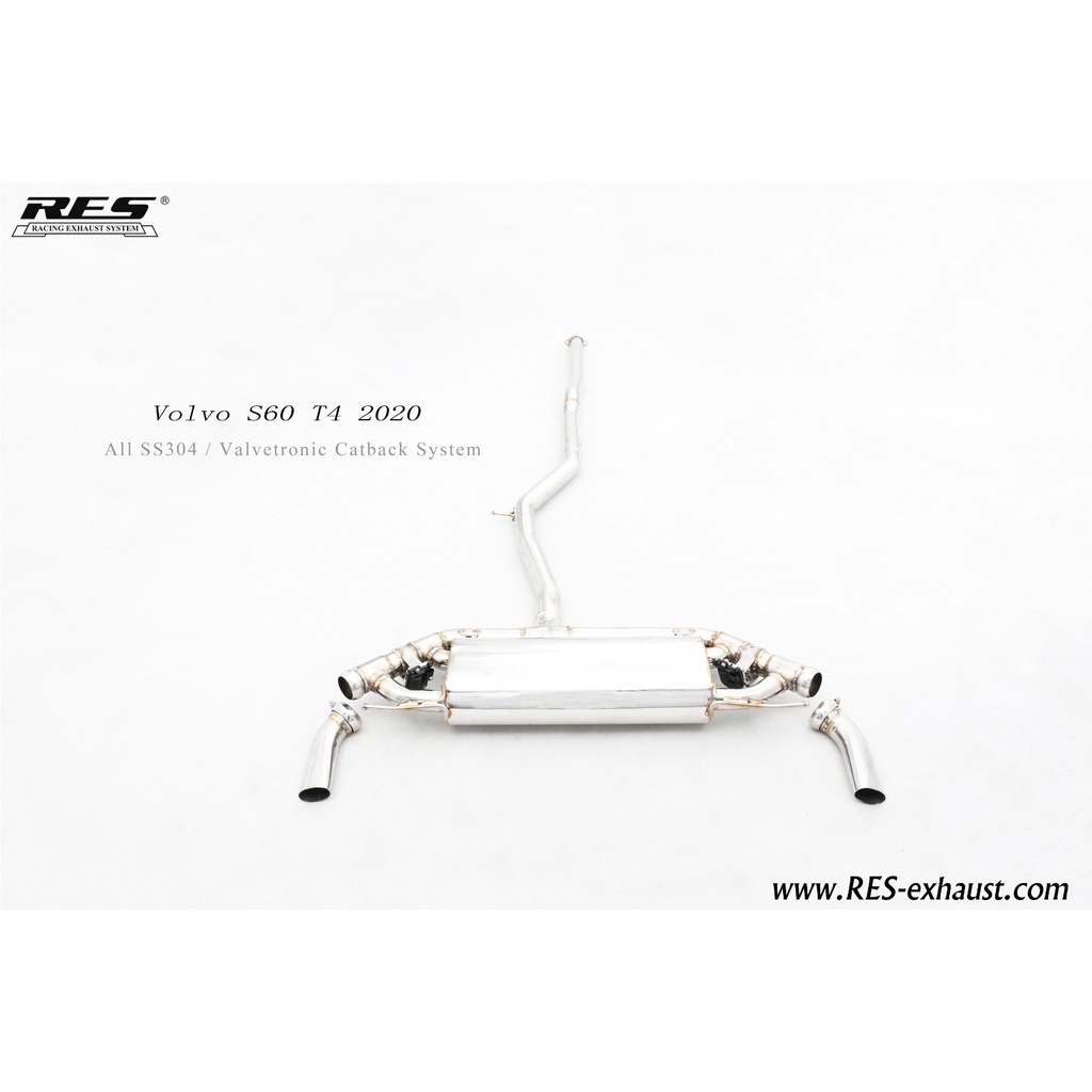 【RES排氣管】 VOLVO S60 S60L 2.0T T4 2020+ 當派 中尾段 電子閥門 JK總代理 車宮車業 | 蝦皮購物