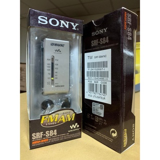 SONY SRF-S84 Pocket Radio Walkman 迷你收音機 全新 | 蝦皮購物