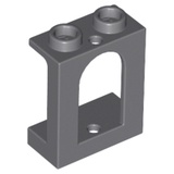 樂高 LEGO 深灰色 1x2x2 窗戶 壁板 牆壁 拱形 城堡 90195 6181291 Gray Window | 蝦皮購物