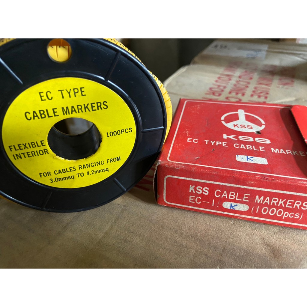 【原廠保固】KSS CABLE MARKERS 字母環 配線標誌 | 蝦皮購物