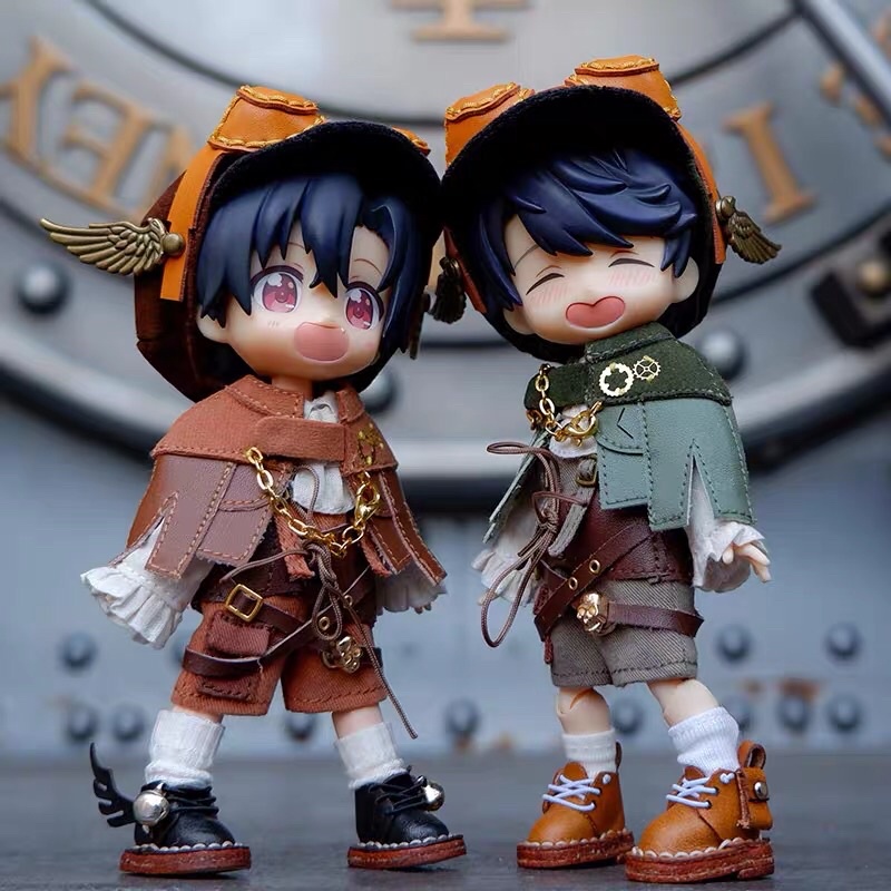 《現貨清倉》【風閣】蒸汽幻想套裝-ob11/黏土人/gcs/12分娃/娃褲/娃衣/衣服/中世紀/套裝/娃服/蒸汽/西服 | 蝦皮購物