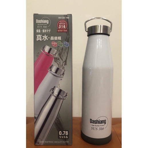 日本 Dashiang 316 不銹鋼 真水品樂瓶 保溫瓶 保冷瓶 780ML | 蝦皮購物