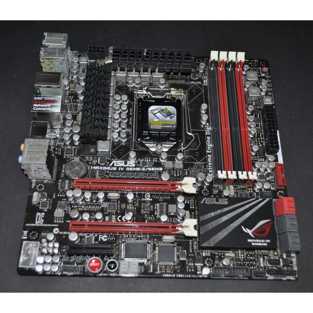 故障！華碩ROG Maximus IV Gene-Z/Gen3 M4G (1155 Z68 DDR3 SATA3) | 蝦皮購物