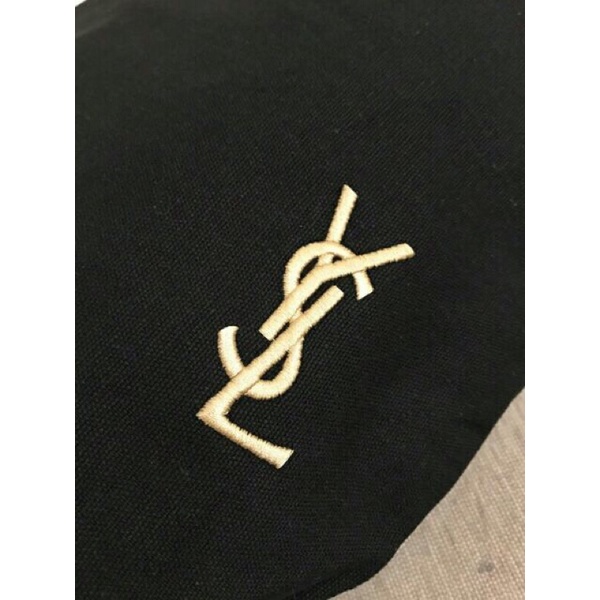 🌟每日出貨🌟雜誌附錄 YSL 金色刺繍 購物袋 手提袋 帆布包 厚實挺包 托特包 | 蝦皮購物