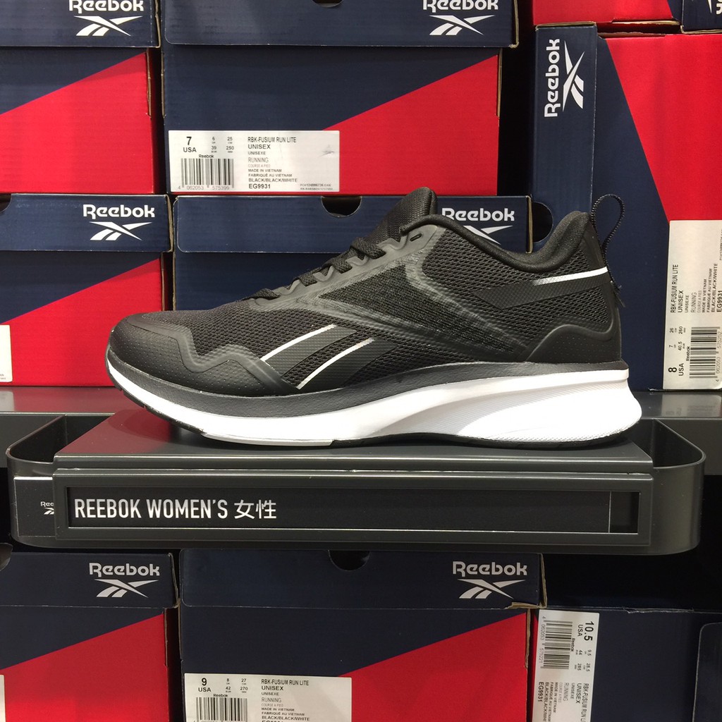 REEBOK FUSIUM RUN 2.0 女鞋 慢跑鞋 運動鞋 運動休閒鞋 慢跑 運動 休閒 黑色 EG9931 | 蝦皮購物
