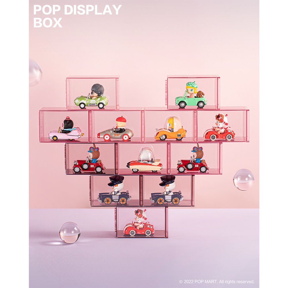 POPMART單體展示盒3入套裝(心動粉) | 蝦皮購物