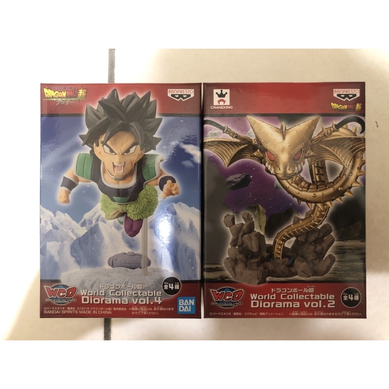 ￥My公仔￥ 日版金證 景品 WCF 七龍珠 WCD 電影版 VOL.4 布羅利 年輕布羅利 超級神龍 黃金龍 | 蝦皮購物