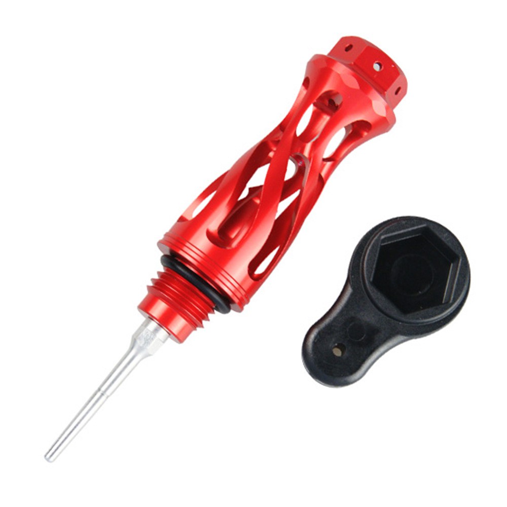 JMST·清貨 機車臺灣新勁戰GTR BWS雷霆3D旋轉CNC改裝鯊魚機油尺 | 蝦皮購物