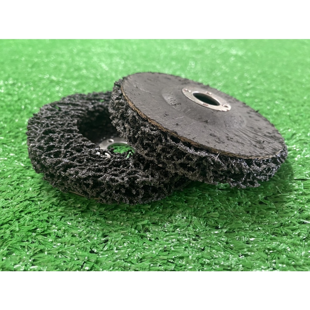 【singcoco】4'' 無牙黑金剛 研磨 黑輪 黑輪機專用黑輪 菜瓜布輪 鋼絲輪 不織布輪 平面砂 | 蝦皮購物