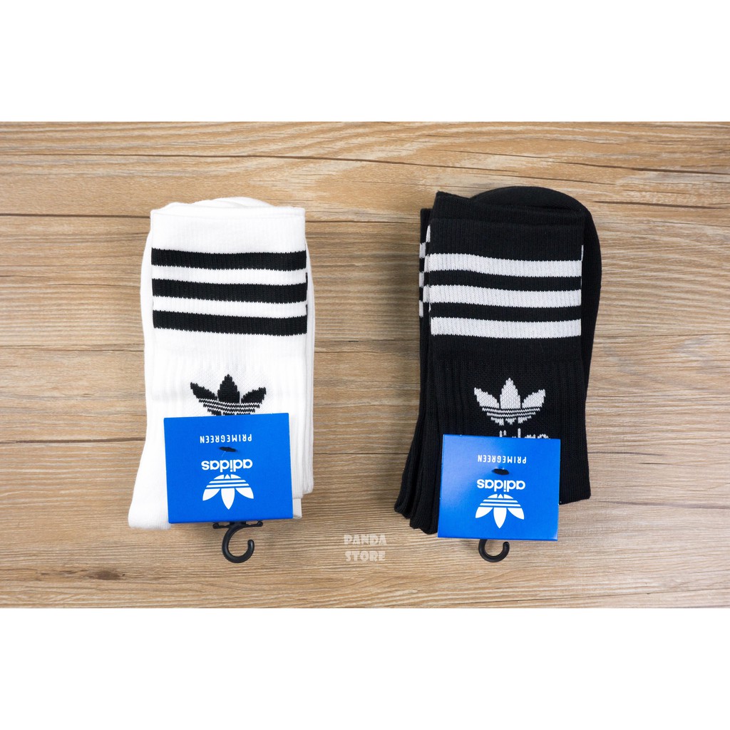 胖達）ADIDAS ORIGINALS 基本款 三葉草 運動 長襪 襪子 GD3575 白 GD3576 黑 男女 | 蝦皮購物