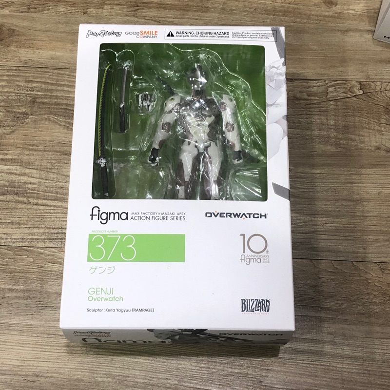 九成新 鬥陣特攻 OVERWATCH 源氏 Genji figma 代理版 | 蝦皮購物