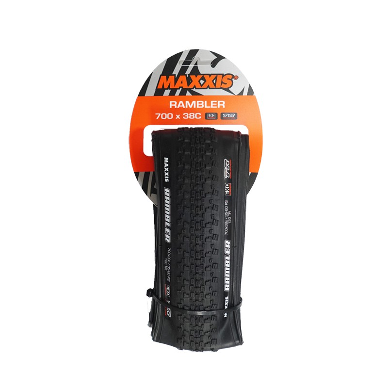 MAXXIS RAMBLER 700x38C 公路車外胎(可折TR無內胎可用) [03003660]【飛輪單車】 | 蝦皮購物