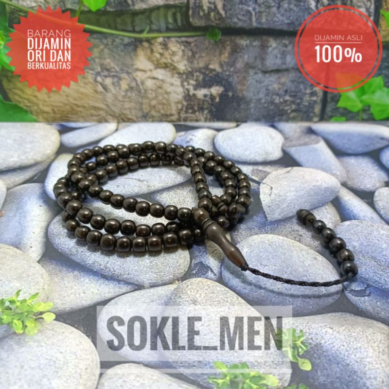 Hitam KAYU 99 粒黑色木製 TASBIH 6MM | 蝦皮購物