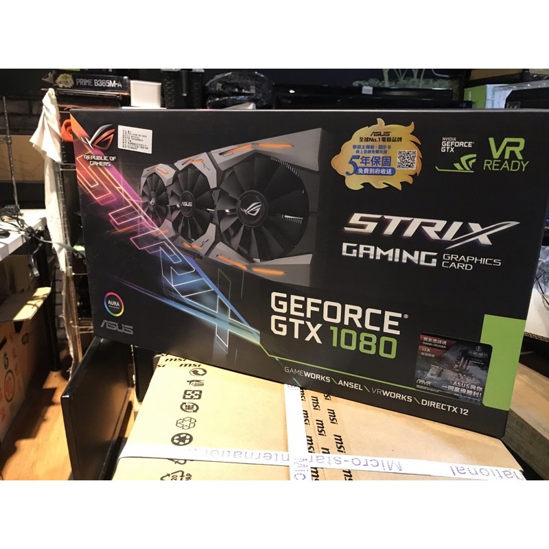 Asus Rog-Strix-Gtx1080-O8G-11Gbps Graphics Card
