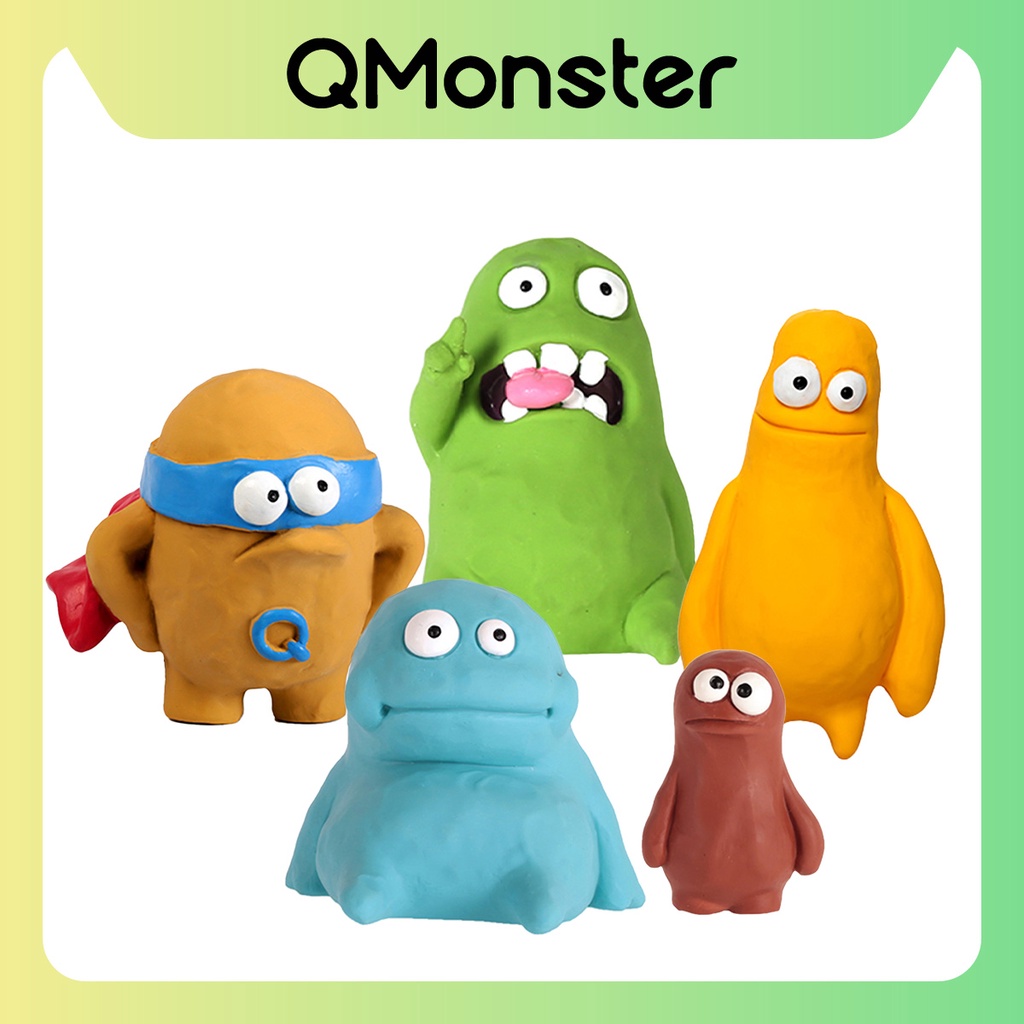 艾爾發寵物｜Q-MONSTER 泥塑家族 發聲玩具 狗玩具 發聲玩具 寵物玩具 乳膠玩具 狗狗玩具 | 蝦皮購物